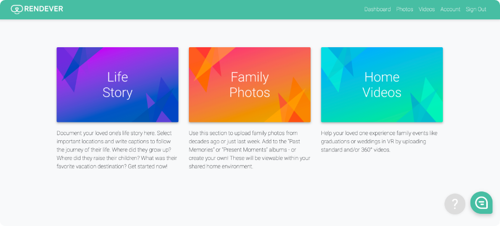 Virtual Reality for Seniors | Connect with your family using Rendever