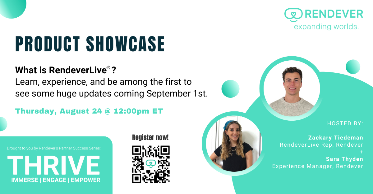 Rendever Product Webinar | What is RendeverLive®?